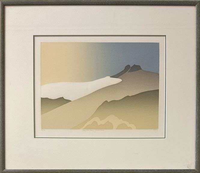 'Deception Peak, Glacier Suite' by Toni Onley RCA (1928-2004 ...