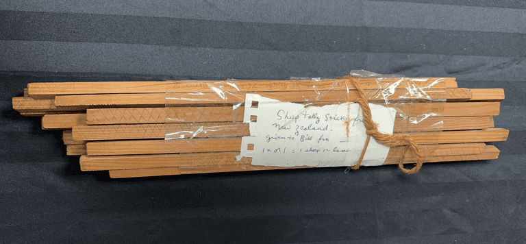 New Zealand Sheep Tally Sticks - Bartlett Auctions Inc.
