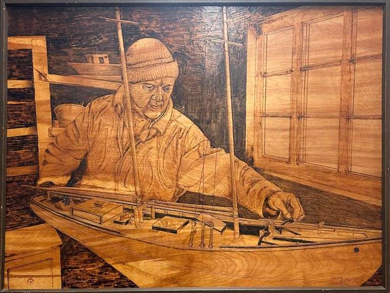 'The Model Builder' by Allan Gillard - Bartlett Auctions Inc.