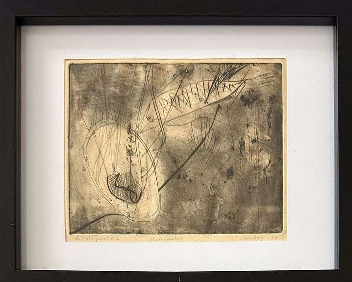'Underwater' by David Silverberg RCA (1936-) - Bartlett Auctions Inc.