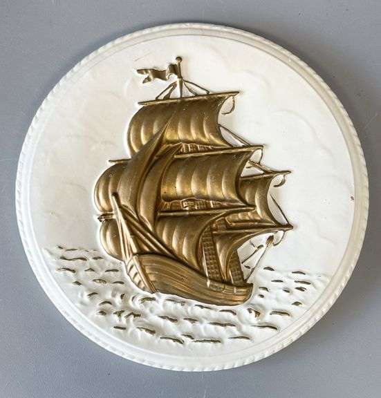 Sailing Ship by Clyde N. Lundrigan - Bartlett Auctions Inc.