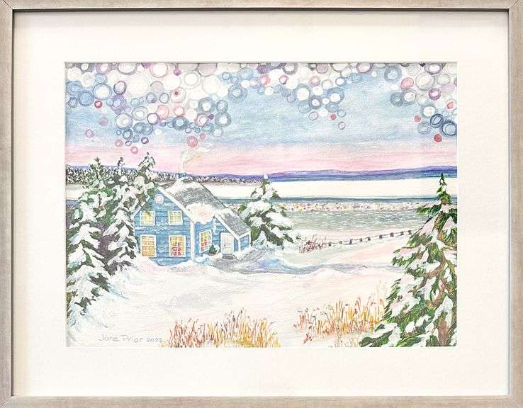 Winter Morning Snow Cleared by Jane Prior - Bartlett Auctions Inc.