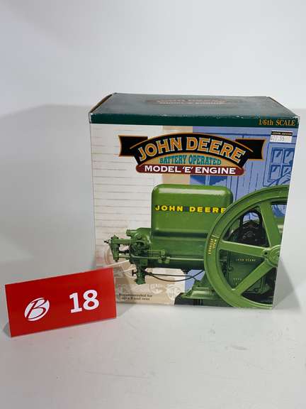 ERTL John Deere Battery Operated Model "E" Engine - Bartkus Auctioneers