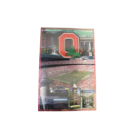 Ohio State Buckeyes 3D Poster - Bartkus Auctioneers
