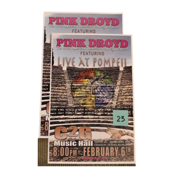 Pink Droyd Posters at C2G 17x11 - Bartkus Auctioneers
