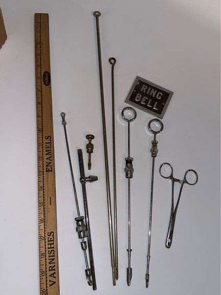Mortuary Embalming Room Tools Needles Cast Sign RING BELL Forceps ...