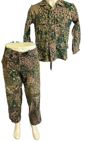 German Axis Uniforms - Gear: Pea Dot Camouflage Waffen SS Jacket Pants ...