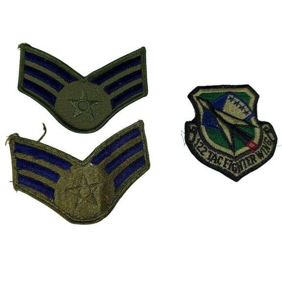 US Allies Uniforms - Gear: Military Patches 122 Tac Fighter Wing Triple ...