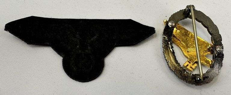 German Axis Uniforms - Gear: Luftwaffe Paratrooper Badge Medal Eagle ...