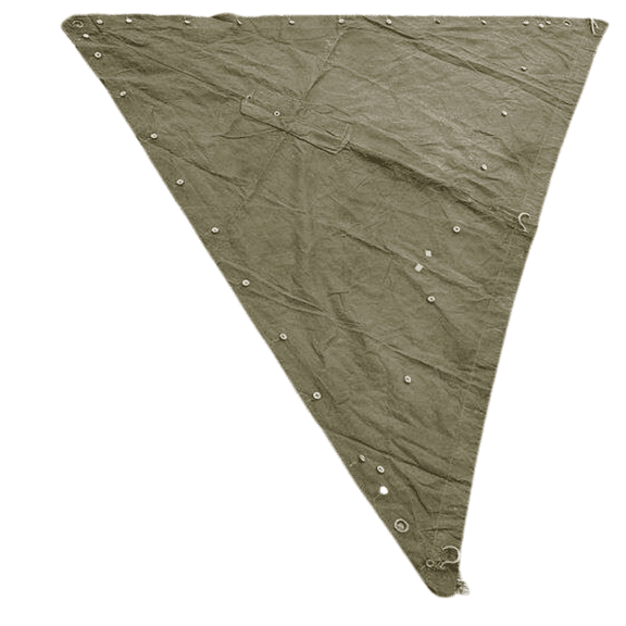 Tents: Shelter Halves Tan Canvas Duck Grommets Buttons Zeltbahn ...