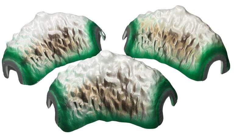 3 Large Styrofoam Mountain Tunnel Scenery - Bartkus Auctioneers