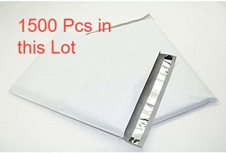 NEW 3 Cartons of 500 Pcs 9x12" Poly Mailers with Tear Strip Non-Padded ...