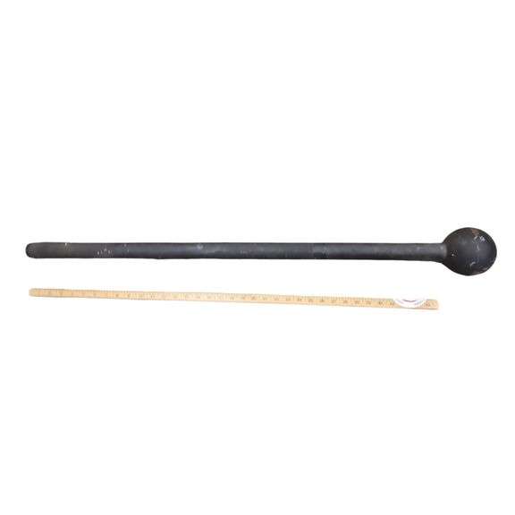 Hollow Aluminum Handle Cast Iron Ball Cannon Tamper or Self Defense ...