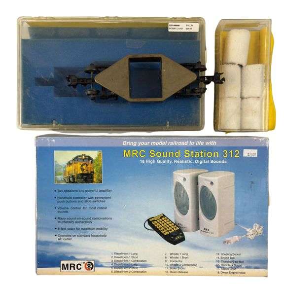 O27 MRC Sound Station 312 Speakers + #o-1 Rail Cleaner Car - Bartkus ...