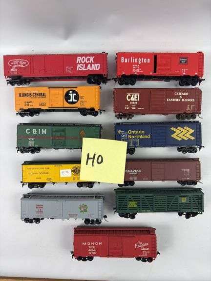 HO LOT 11 Train Cars Boxcars Freight Reefer Refrigerator - Bartkus ...