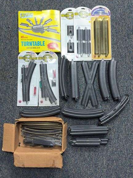 HO Track LOT Bachmann EZ ATLAS Turntable Straight Curve Cross - Bartkus ...