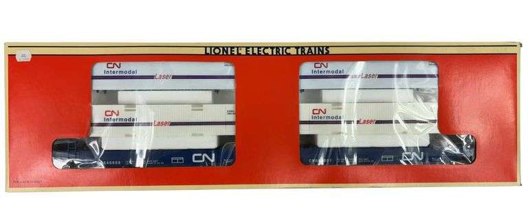 O27 CN Maxi-Stack Flat Car 16912 4 Containers - Bartkus Auctioneers