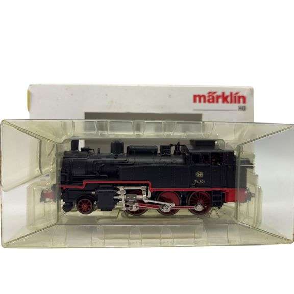 HO Marklin Train Locomotive Engine DB 74701 3095 - Bartkus Auctioneers