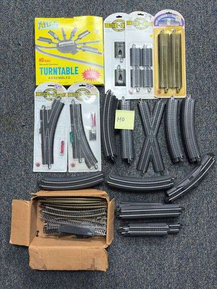 HO Track LOT Bachmann EZ ATLAS Turntable Straight Curve Cross - Bartkus ...