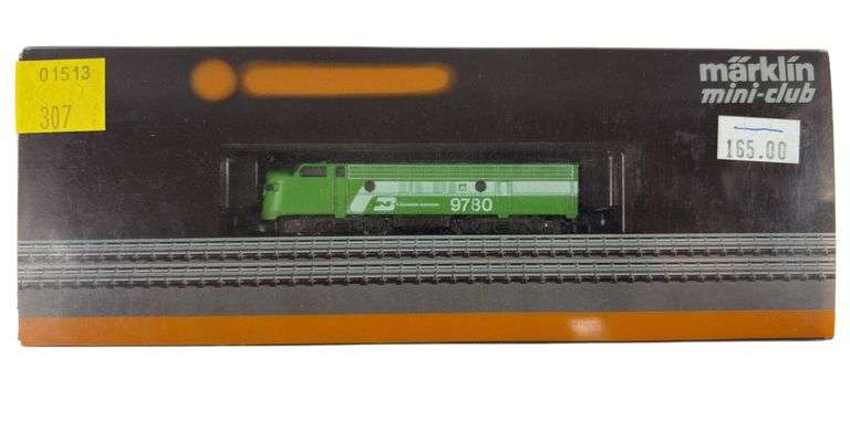 Z Marklin Mini-Club 3181 GM EMD F7 Diesel Engine BN - Bartkus Auctioneers