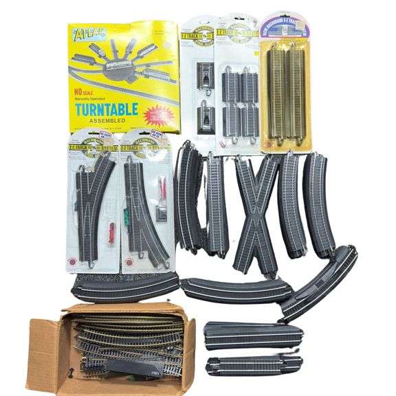 HO Track LOT Bachmann EZ ATLAS Turntable Straight Curve Cross - Bartkus ...