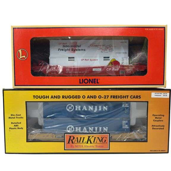 O27 Lionel Double Stack 2000 52196 Rail King Husky Stack 7643 - Bartkus ...