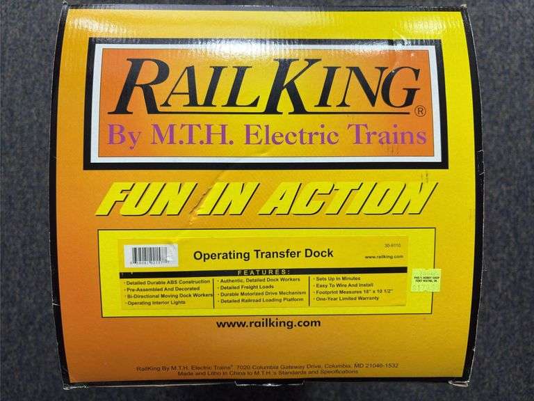 O27 Rail King Fun in Action Operating Transfer Dock 9110 - Bartkus ...