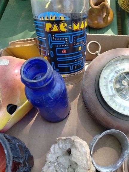 Mid Century Lot Diaper Dan 1949 Thermometer Geodes Barometer Pac Man ...