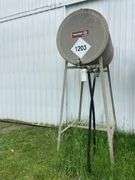 250 Gallon Gravity Fuel Tank w/ Base - Bartkus Auctioneers