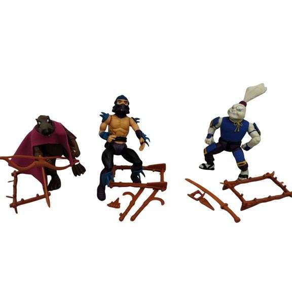 Vintage TMNT 3 SAMURAI Splinter Shredder Usagi Yojimbo - Bartkus ...