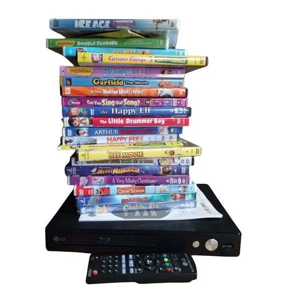 LG DVD Player & Childrens DVDs Great for Grandmas House - Bartkus ...
