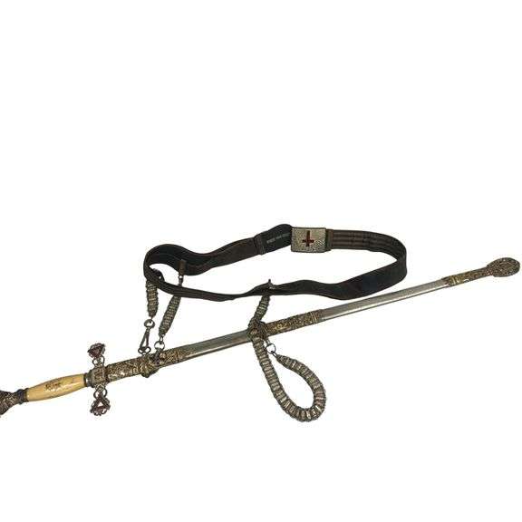 Knights Templar Fraternal Sword Cincinnati Regalia Malta Cross ...