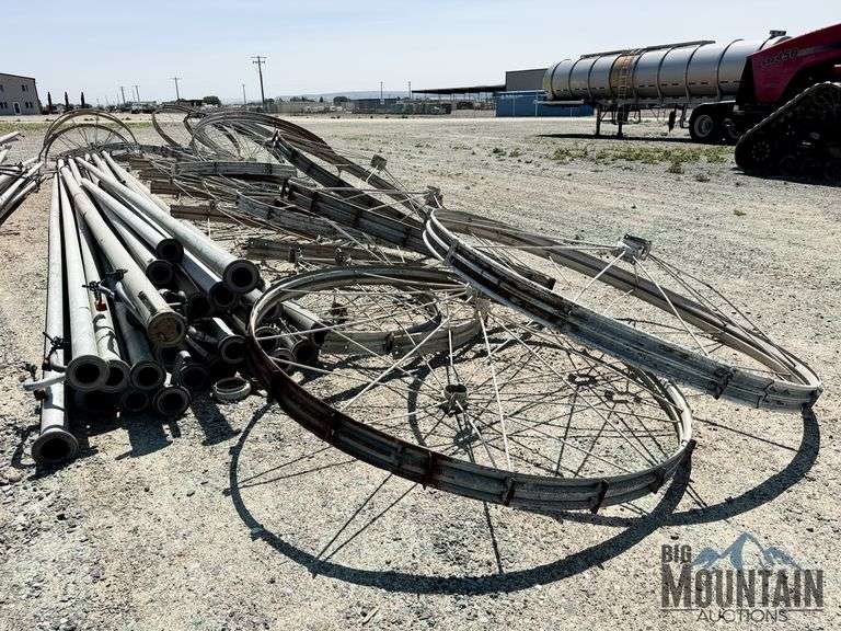 (27) Misc Wheel Line Pipe w/23 Wheels - Big Mountain Auctions