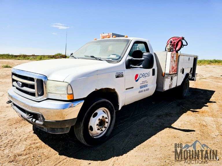 2002 Ford F450 XL Super Duty Single Cab Dually Service Pickup - Big ...