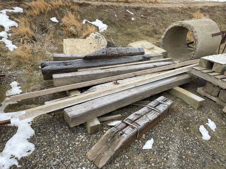 Wood Blocks, Railroad Ties, Lumber - Booker Auction Company