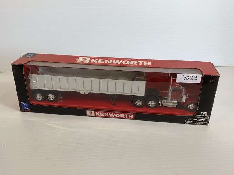 NewRay Kenworth Toy Truck And Trailer - Booker Auction Company