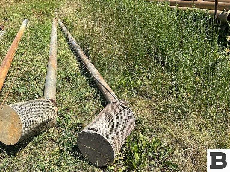5”x32.5’ Intake Pipe with Foot Valve - Booker Auction Company