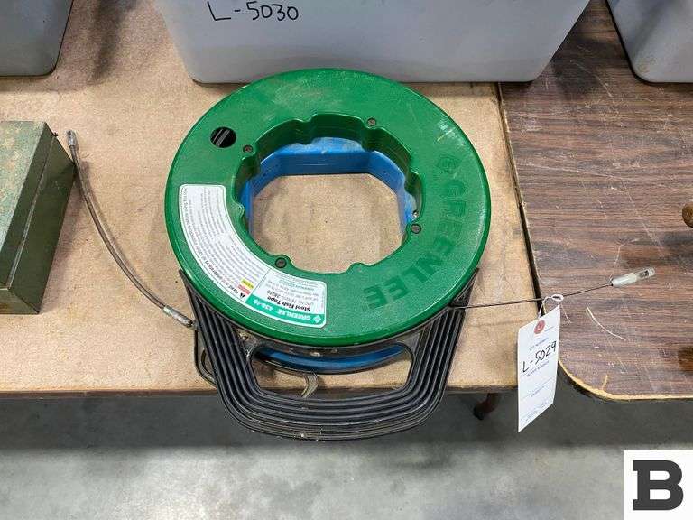 Greenlee 438-10 Steel Fish Tape, Ideal Fish Tape - Booker Auction Company