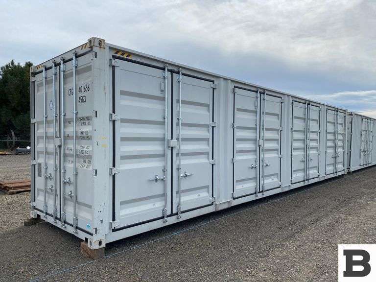 40' High Cube Shipping Container - Booker Auction Company