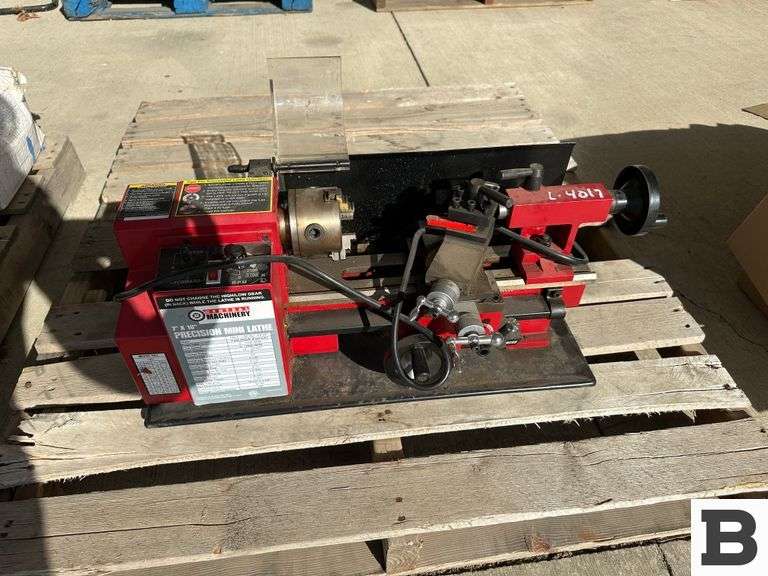 Central 7"x10" Precision Mini Lathe - Booker Auction Company