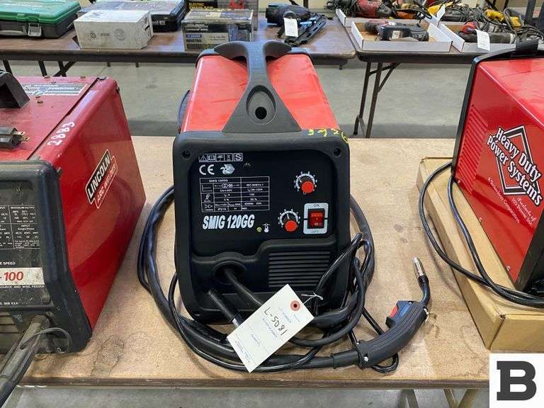 Heavy Duty SMIG 120GG Welder - Booker Auction Company