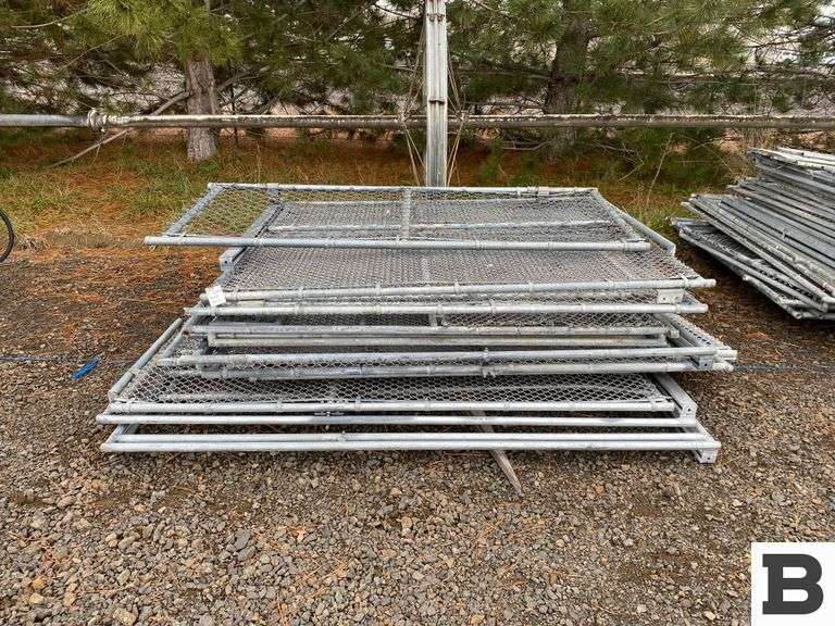 Used Chain Link Fencing Sections - Booker Auction Company