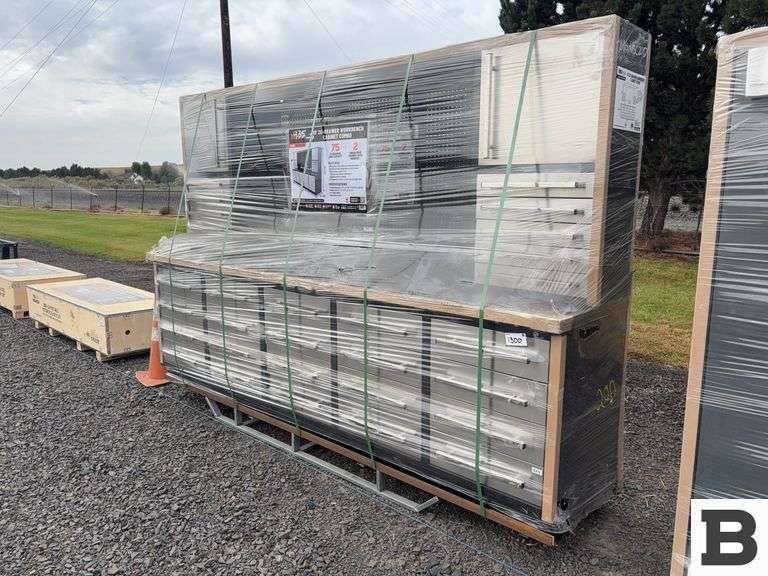TMG TMG-WBC20D 10’ 20 Drawer Workbench Cabinet Combo - Booker Auction ...