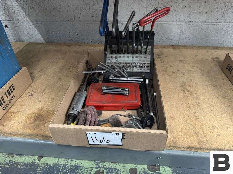 Allen Key T Handle, Snap On Hex Key Set, Pneumatic Grinder, Drum Sander ...
