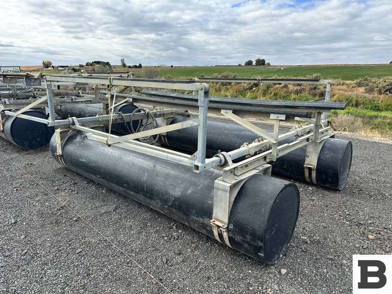4,000Lb Poly Lift Boat Lift w/o Blower Unit - Booker Auction Company