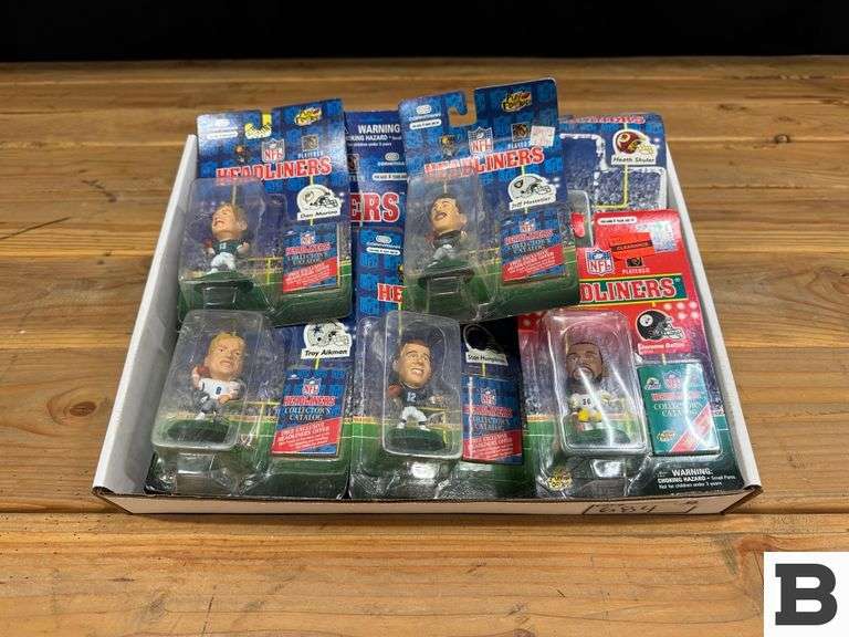 NFL Headliners Collector's Catalog Replica Bobble Heads - Booker ...