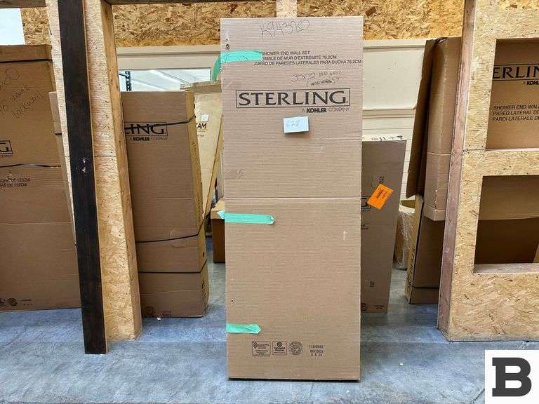 Sterling Shower End Wall Set - Booker Auction Company