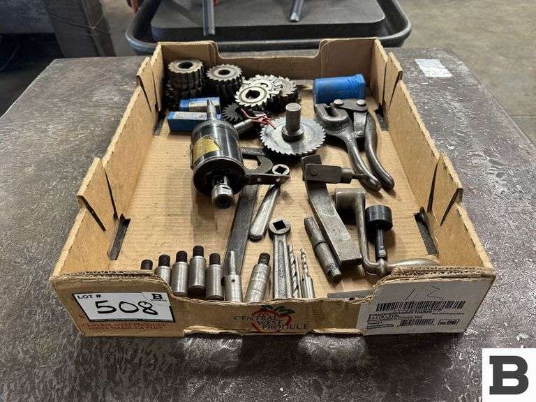 Milling Machine Tools, Cutters - Booker Auction Company