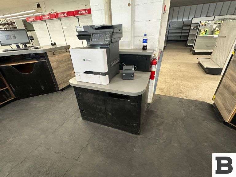 Two-tier Counter - Booker Auction Company
