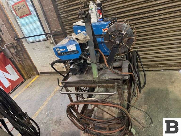 Miller XMT 300 CC/CV DC Inverter Welder and a Miller S-52A 115V Wire ...